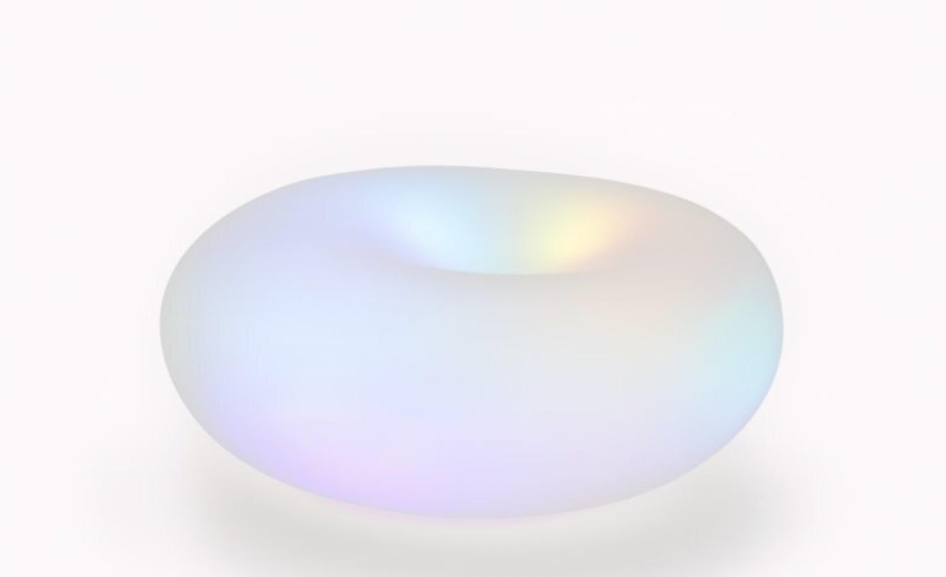 Iridescent Glass Sculpture, Kaja Upelj, Sweven, Blown Glass Art at 1stDibs