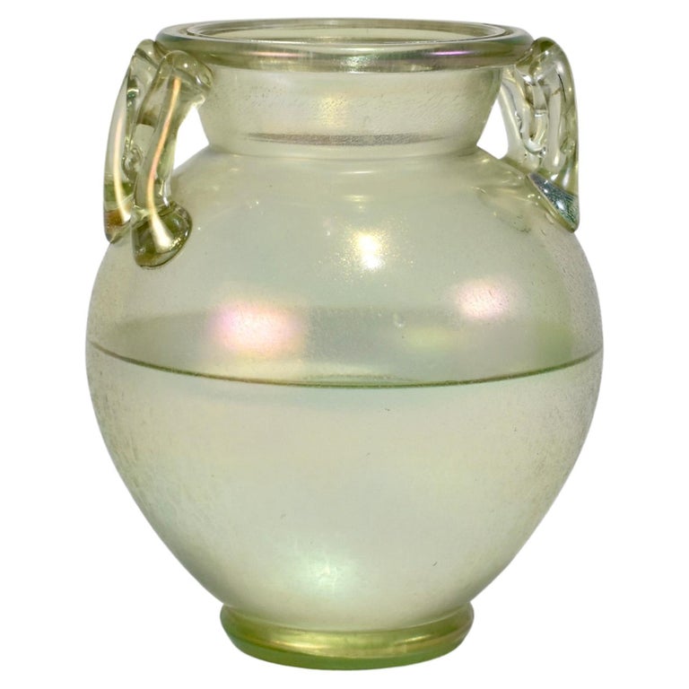 Iridescent Green Vessel For Sale at 1stDibs