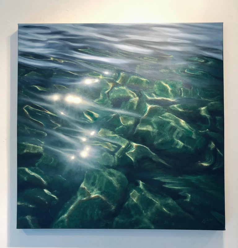 Irina Cumberland - Little Rainbows 5 - water seascape realism ocean oil ...