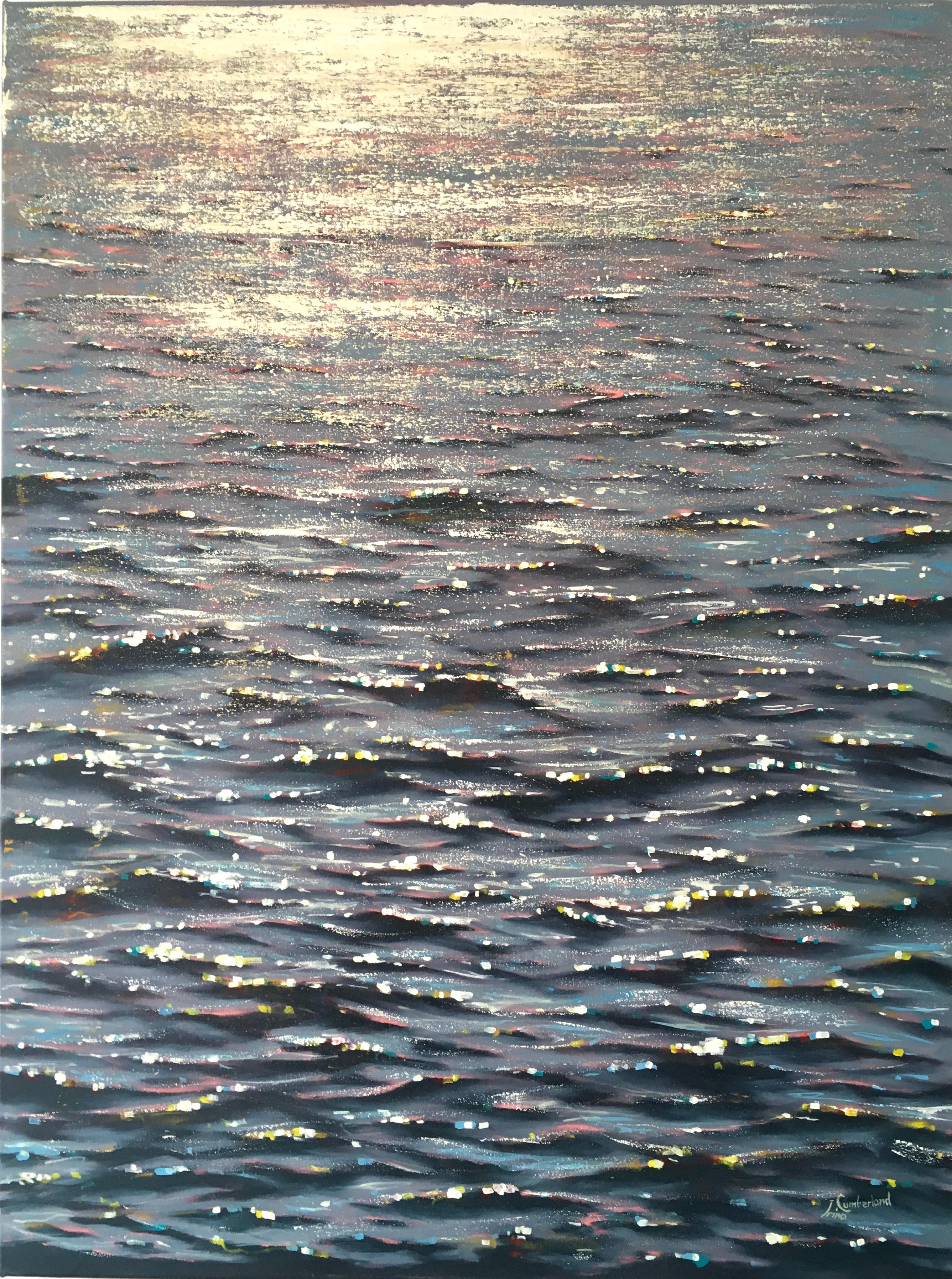 Irina Cumberland - Clear Water II original seascape painting ...