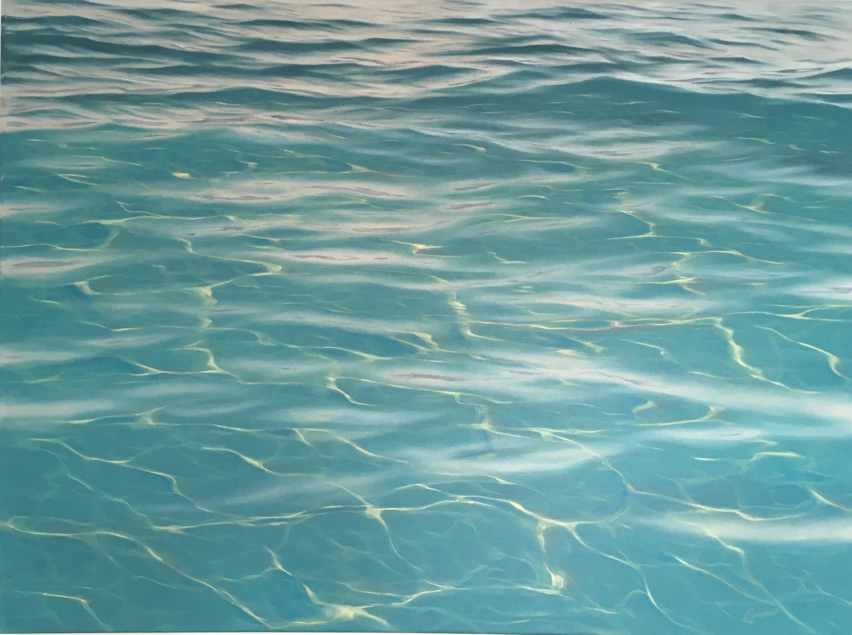 Irina Cumberland - Clear Water II original seascape painting ...