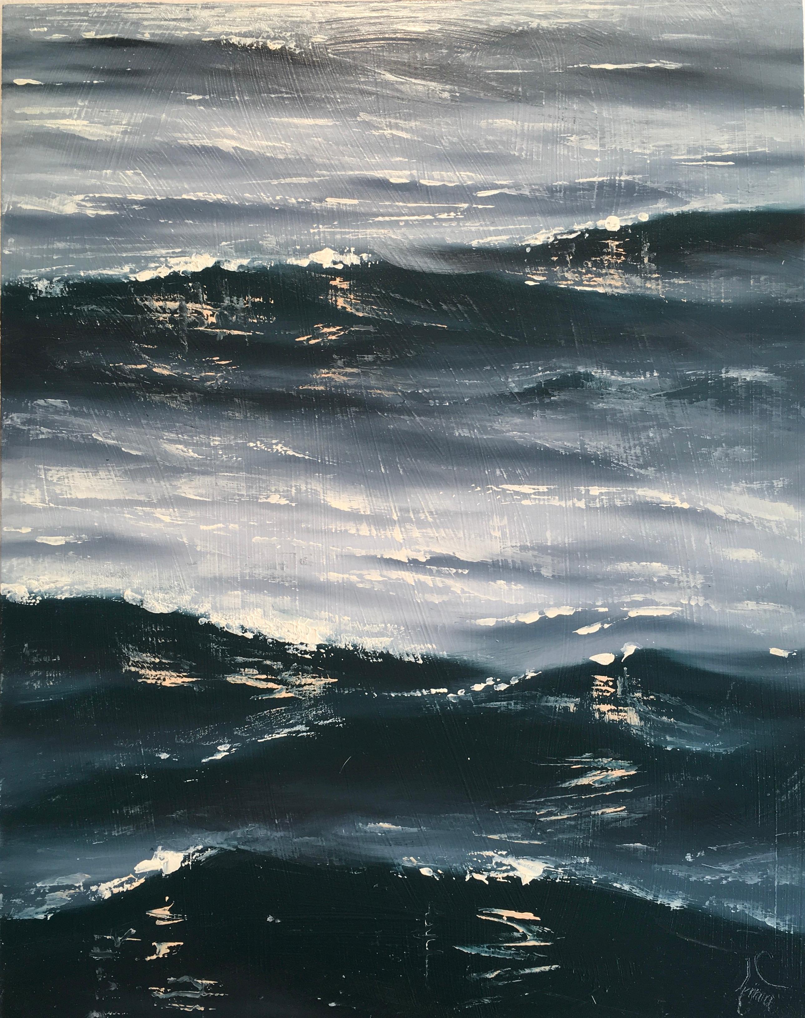 Irina Cumberland - Light Within original seascape painting Contemporary ...