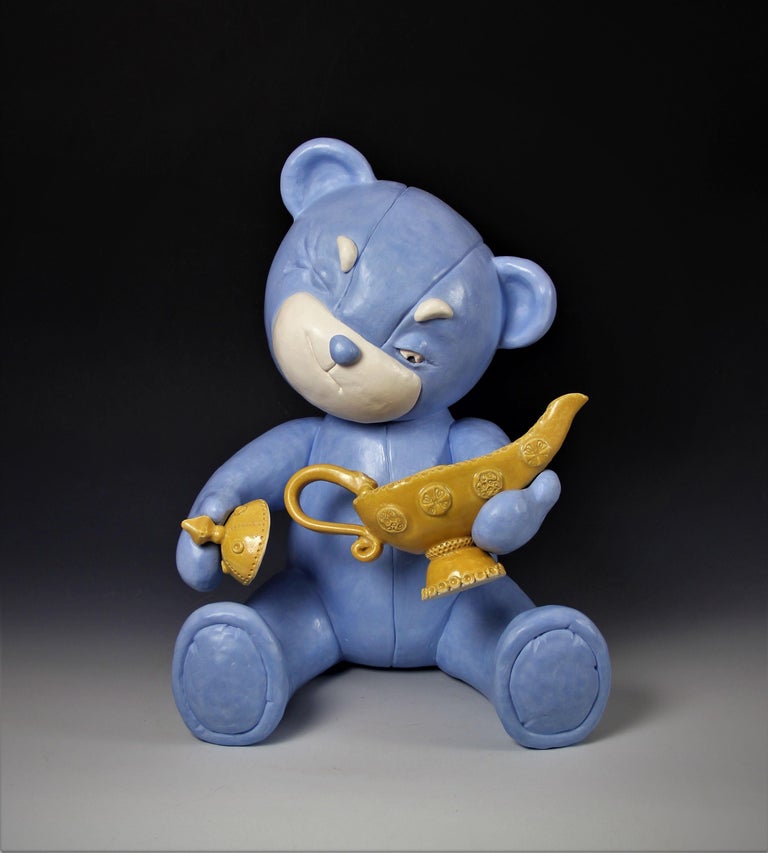 Irina Lakshin - "Looking for a Miracle" Ceramic Sculpture, Stoneware ...