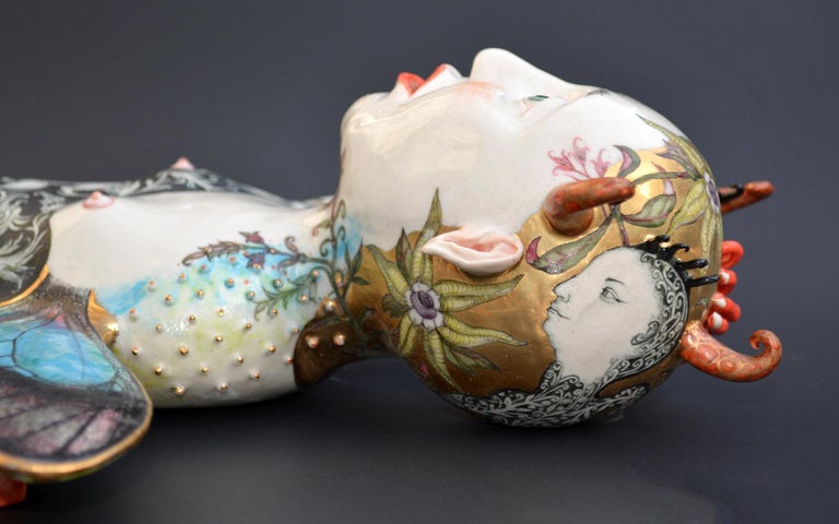 Irina Zaytceva - "Changeling", Contemporary Porcelain Sculpture, Glazed ...