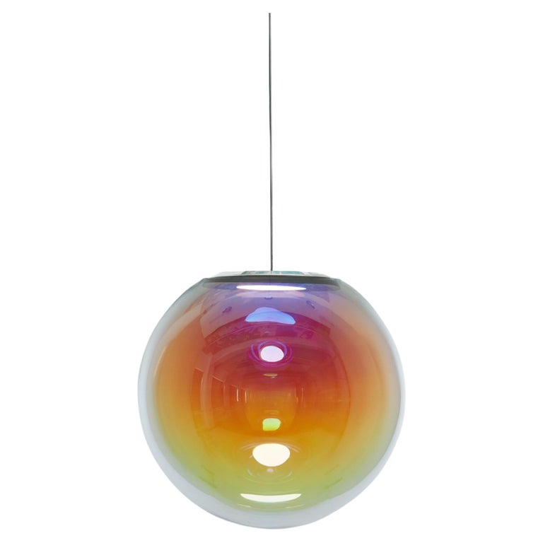 Iris Glass Pendant Light in Blue Orange by Sebastian Scherer for NEO ...