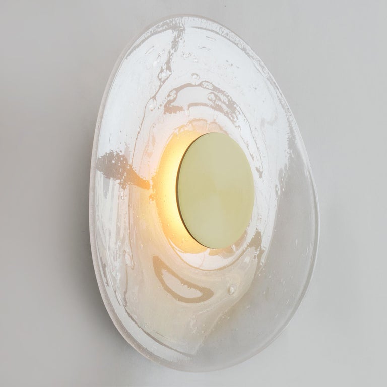 Iris Wall Sconce, Hand-Blown Glass Diffuser For Sale at 1stDibs | blown ...