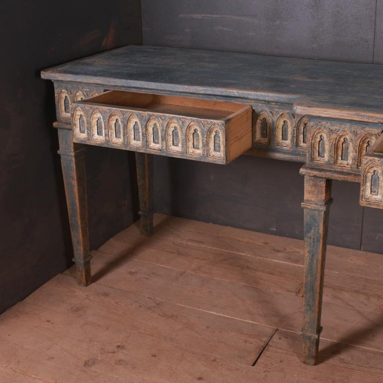 Irish Breakfront Console Table at 1stDibs