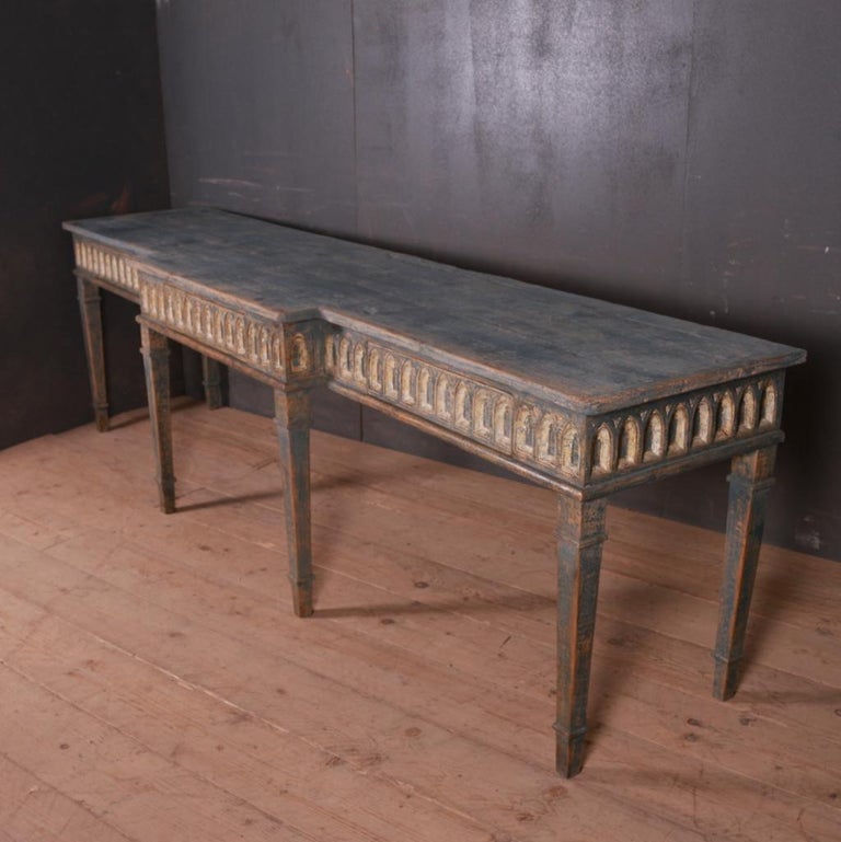Irish Breakfront Console Table at 1stDibs