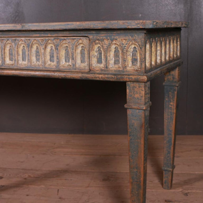 Irish Breakfront Console Table at 1stDibs