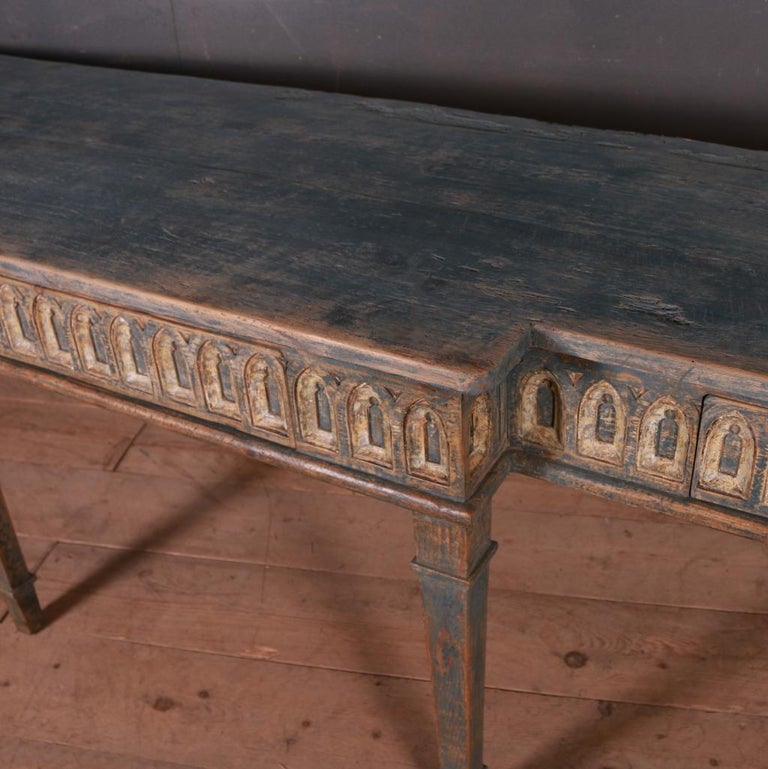 Irish Breakfront Console Table at 1stDibs