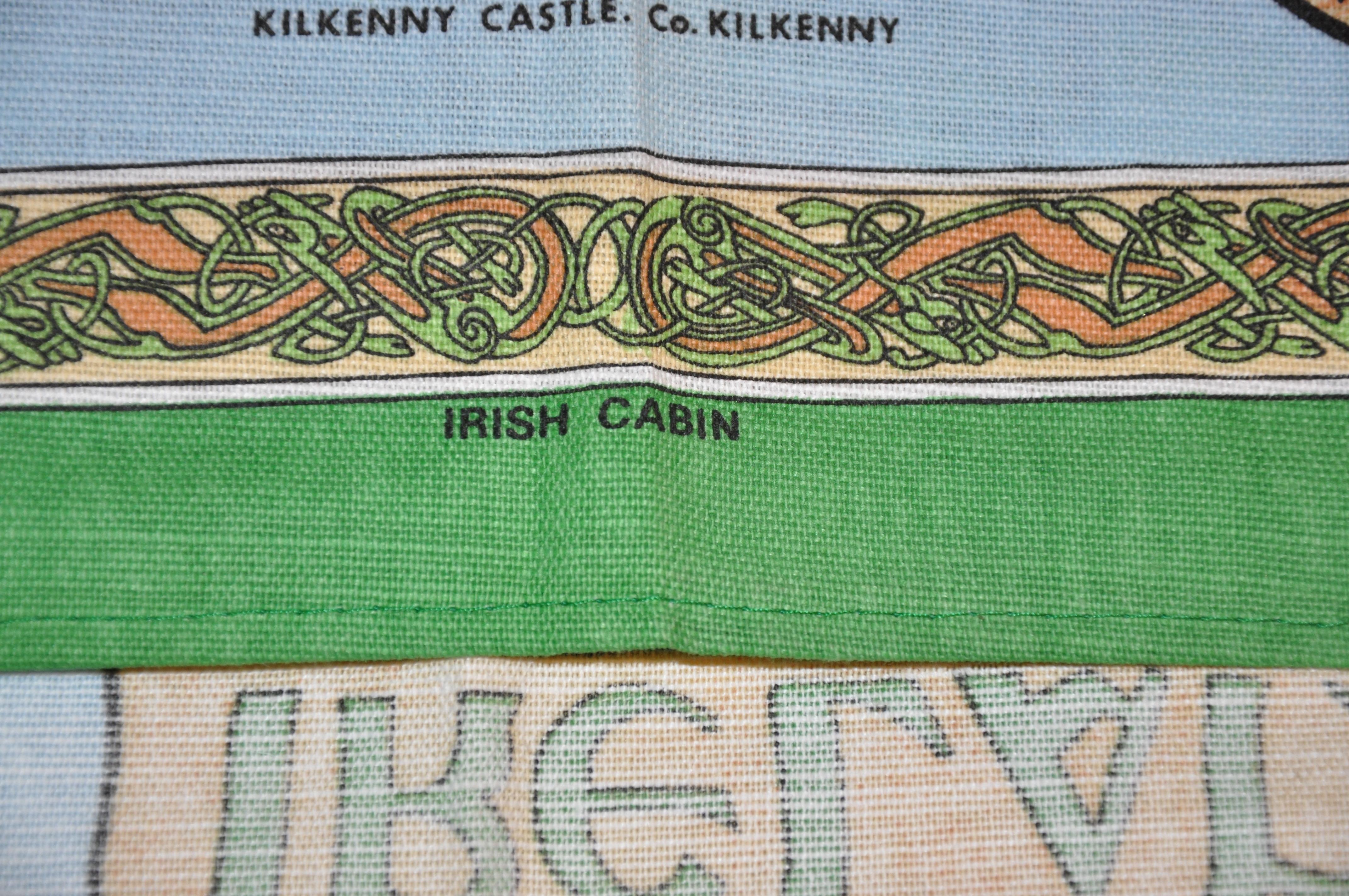 "Irish Cabin" Tablecloth For Sale at 1stDibs | irish cabin linens ...