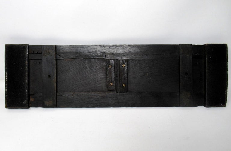 Irish Carved Bog Oak Book Slide Harp Shamrock Cornelius Goggin Dublin ...