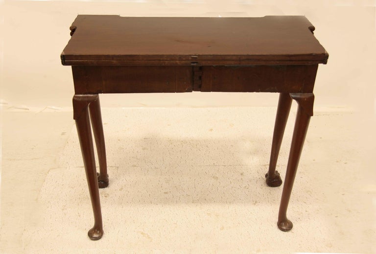 Irish Chippendale Game Table For Sale at 1stDibs