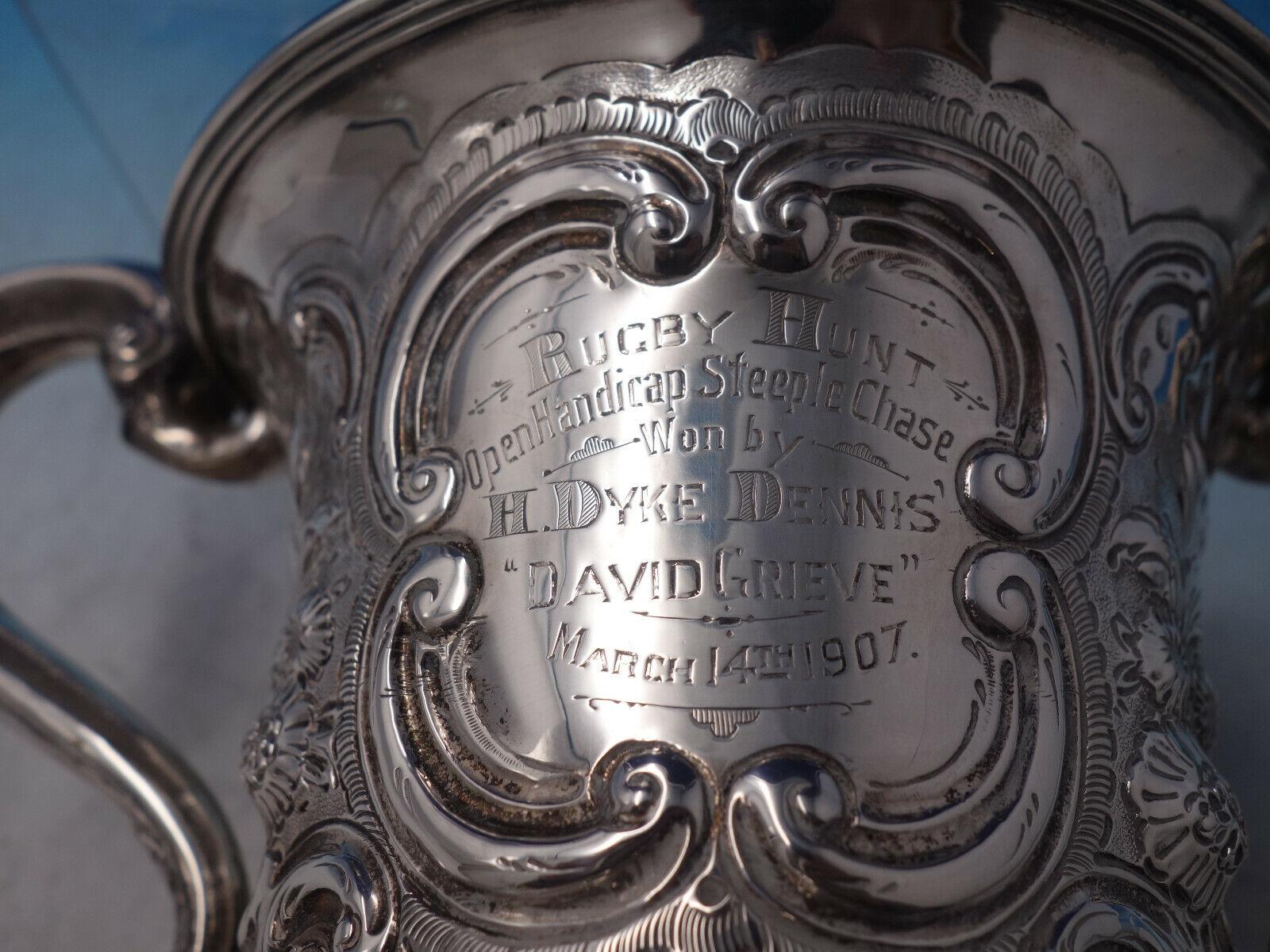 Irish Dublin 1889 Sterling Silver Trophy Champagne Cooler Rugby '#6099 ...