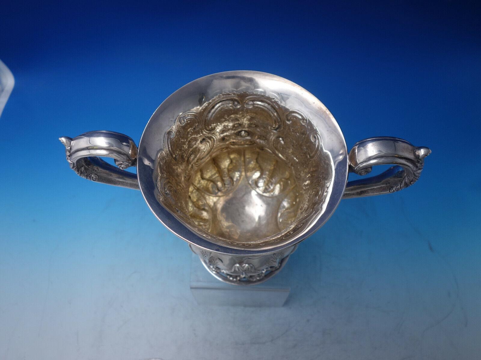 Irish Dublin 1889 Sterling Silver Trophy Champagne Cooler Rugby '#6099 ...