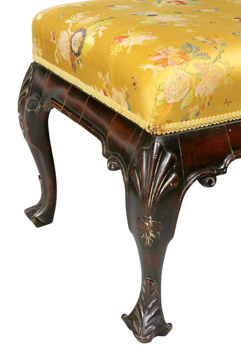 Irish Georgian Mahogany Bench For Sale at 1stdibs