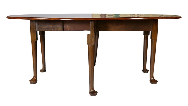 Irish Georgian Mahogany Drop-Leaf Dining Table at 1stDibs