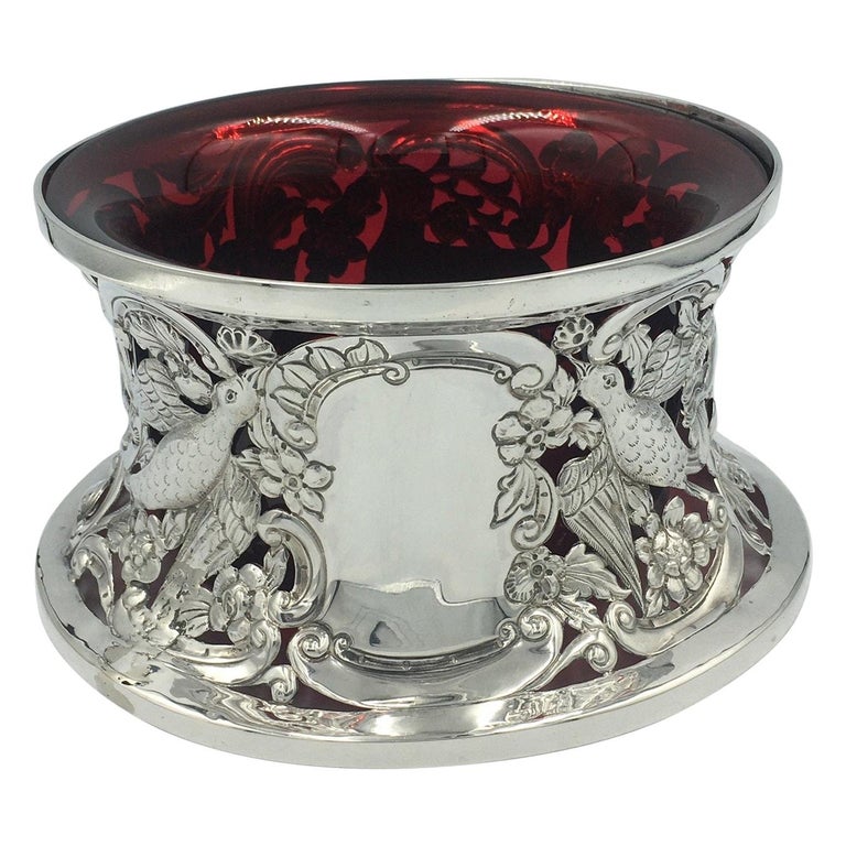 Irish Silver Dish Ring For Sale at 1stDibs