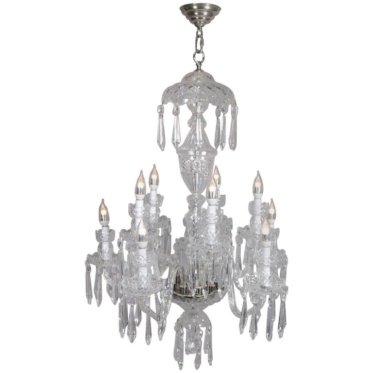 Irish Waterford Cut Crystal Ten-Light French Style Chandelier, circa ...