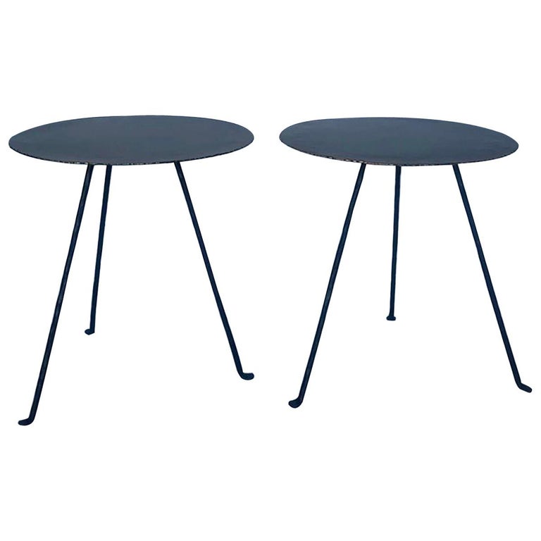 Iron and Bronze Tripod Table For Sale at 1stDibs