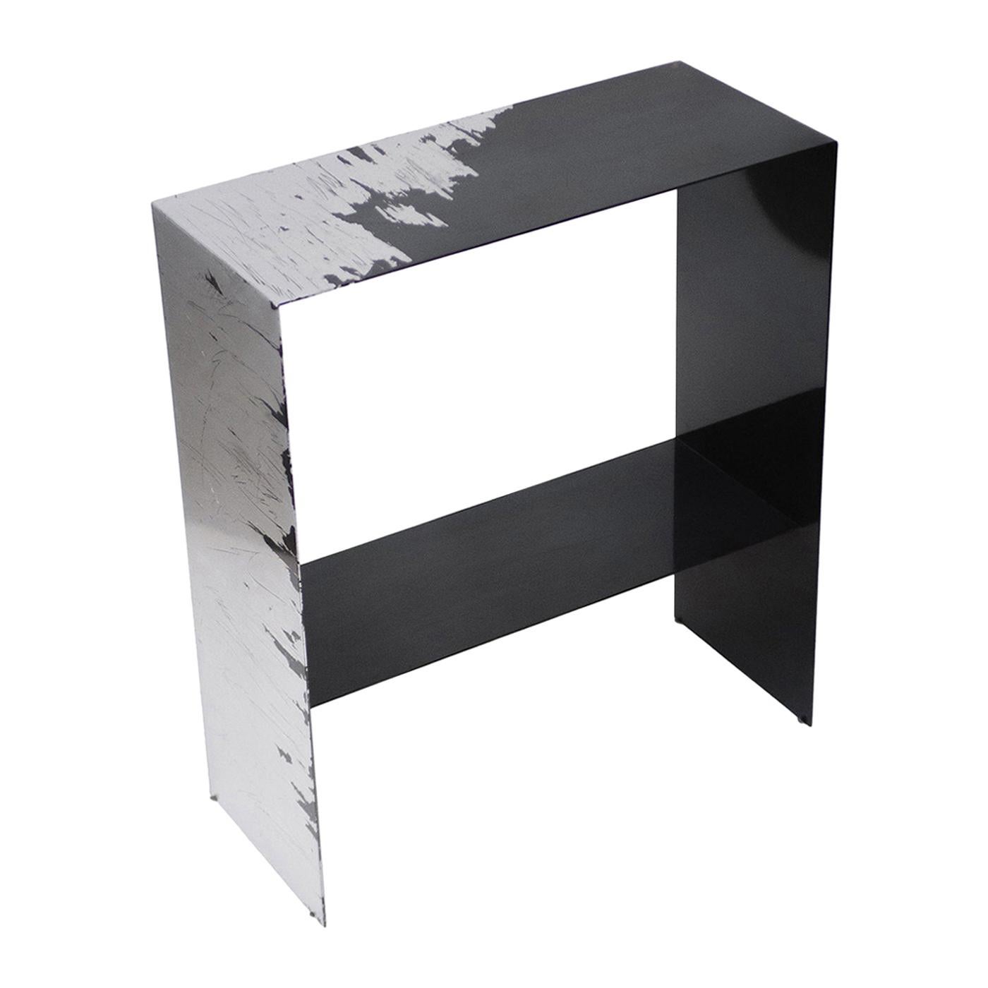 Trinity Console Table in Copper or Silver Leaf For Sale at 1stDibs