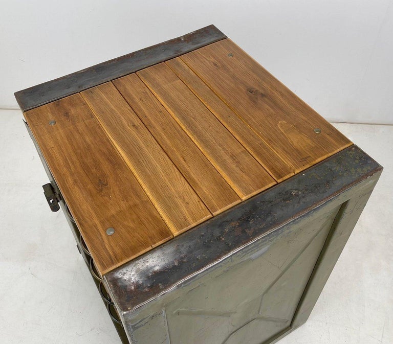 Iron and Wood Industrial Chest of Drawers For Sale at 1stDibs ...