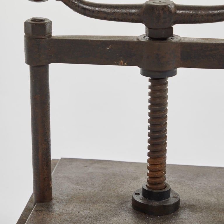 Iron Book Press For Sale at 1stDibs
