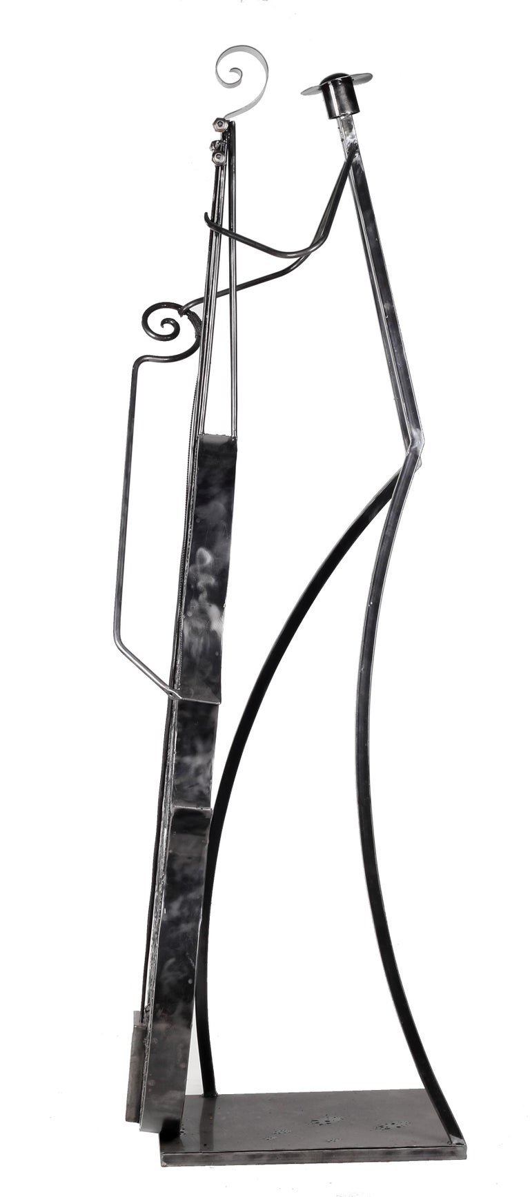 Iron Cello Sculpture Made by Hand with Recycled Motorcycle Parts For ...