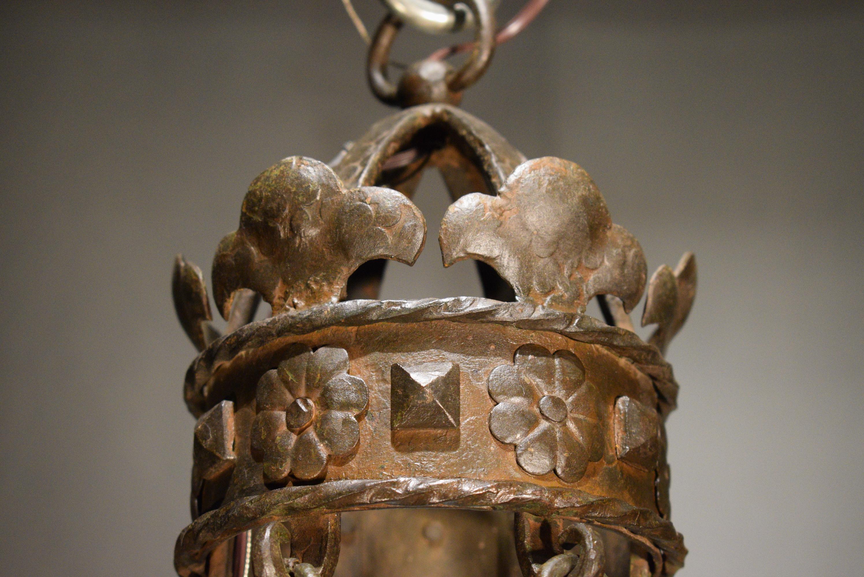 Iron Chandelier For Sale at 1stDibs