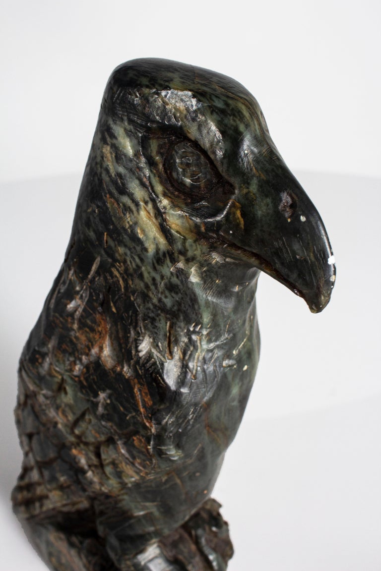 Iron Crow Sculpture at 1stDibs