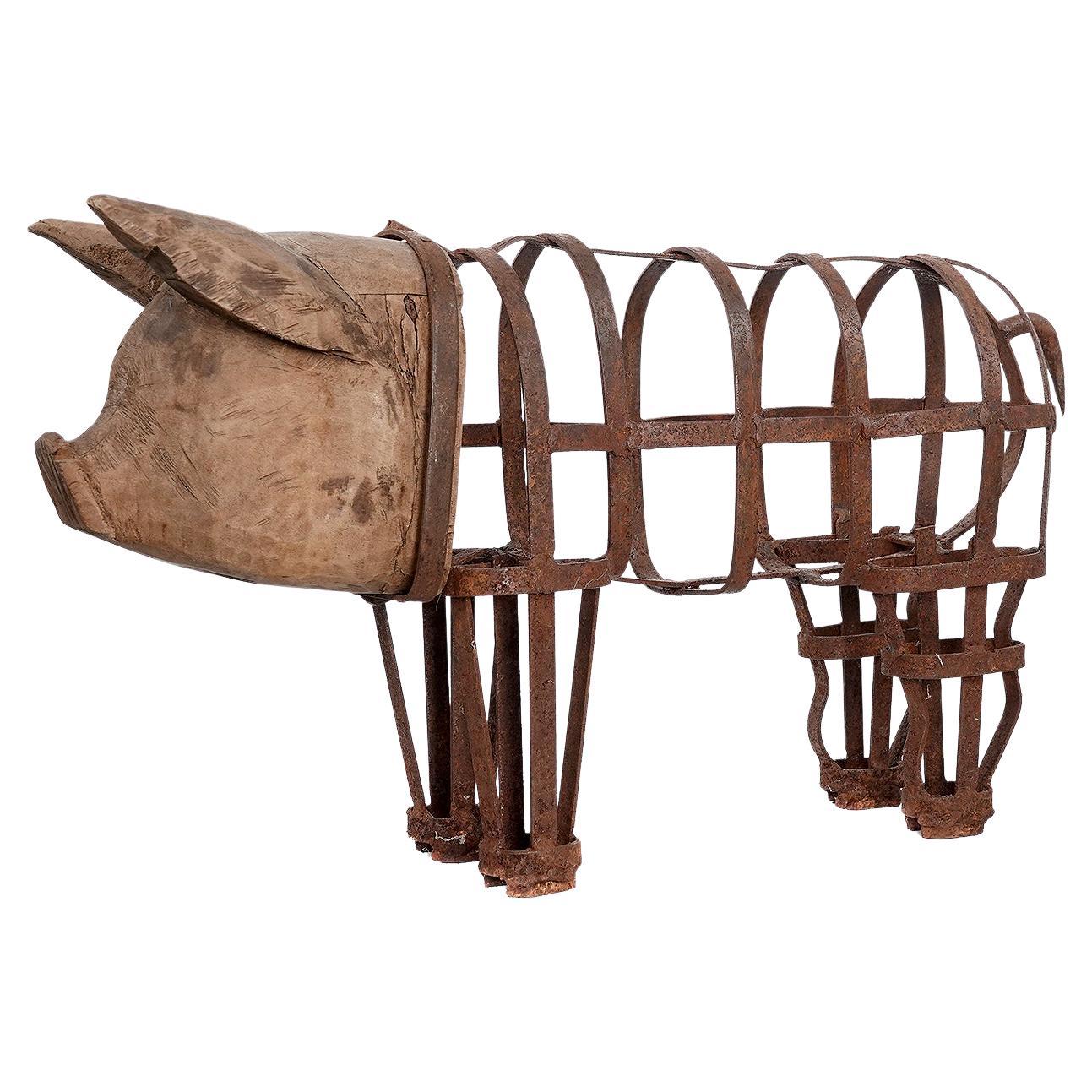 Iron Frame Pig Mannequin at 1stDibs