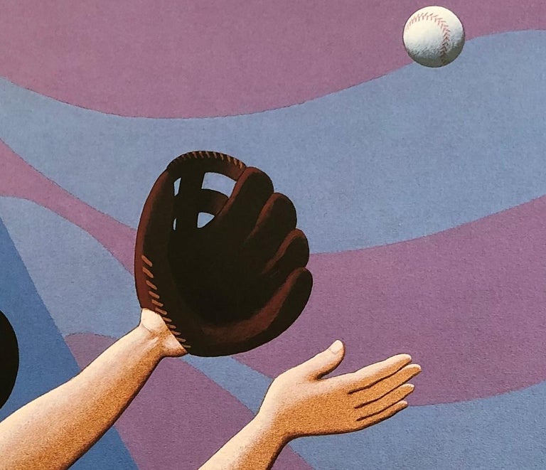 “IRON MAN” Cal Ripken, Original Painting by Lynn Curlee For Sale at 1stDibs