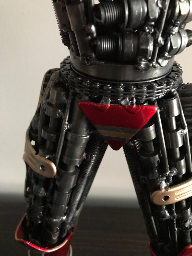 Iron Man Metal Sculpture For Sale at 1stDibs