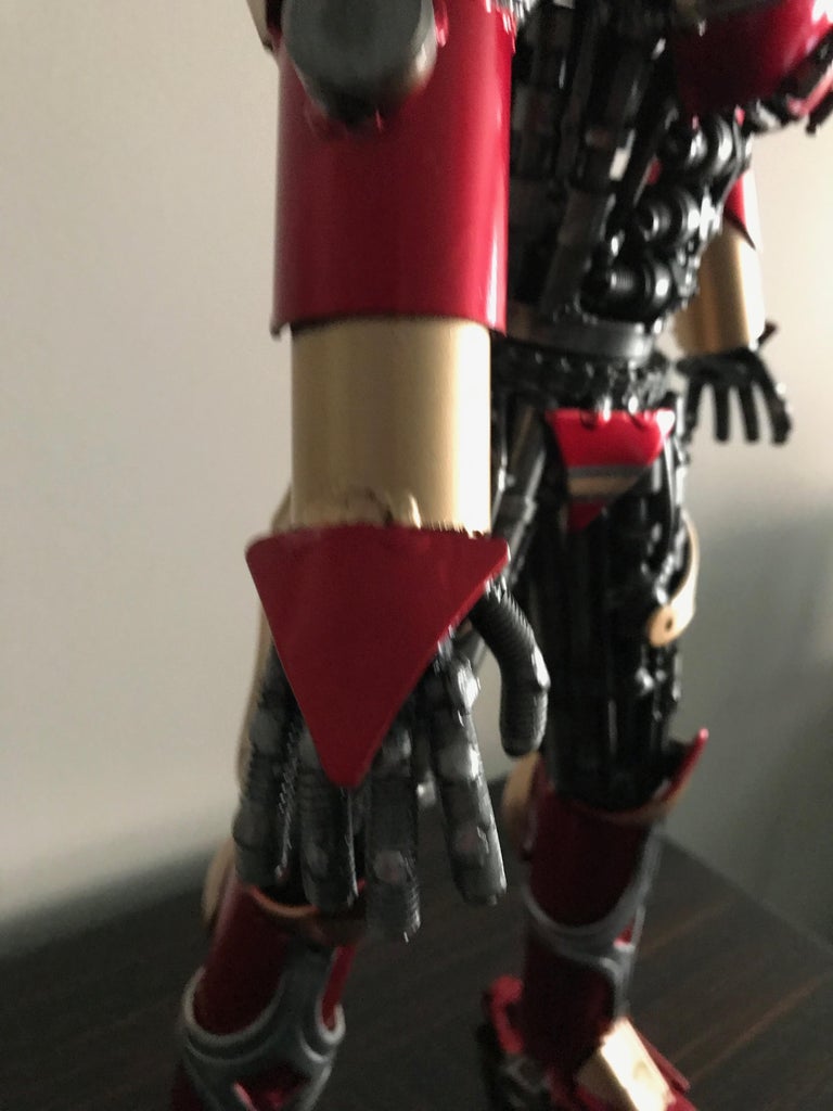 Iron Man Metal Sculpture For Sale at 1stDibs