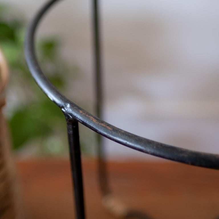 Iron Reed and Cane Waste Paper Basket at 1stDibs | cane waste basket