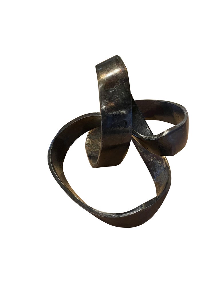 Iron Ribbon Sculpture, China, Contemporary For Sale at 1stDibs