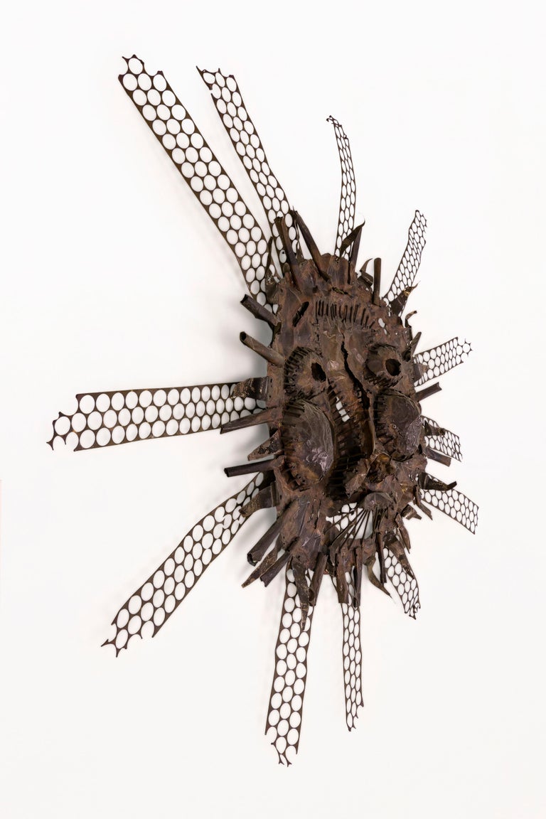 Iron Sun Sculpture, circa 1950, Italy For Sale at 1stDibs