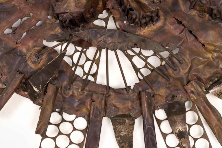 Iron Sun Sculpture, circa 1950, Italy For Sale at 1stDibs