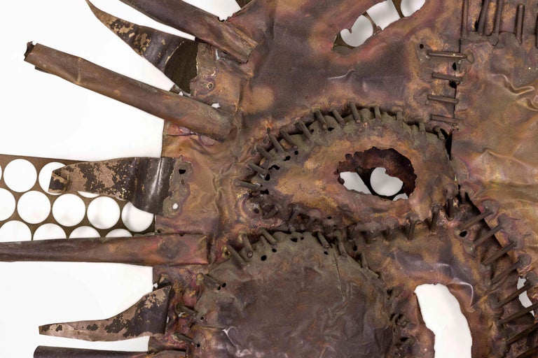Iron Sun Sculpture, circa 1950, Italy For Sale at 1stDibs
