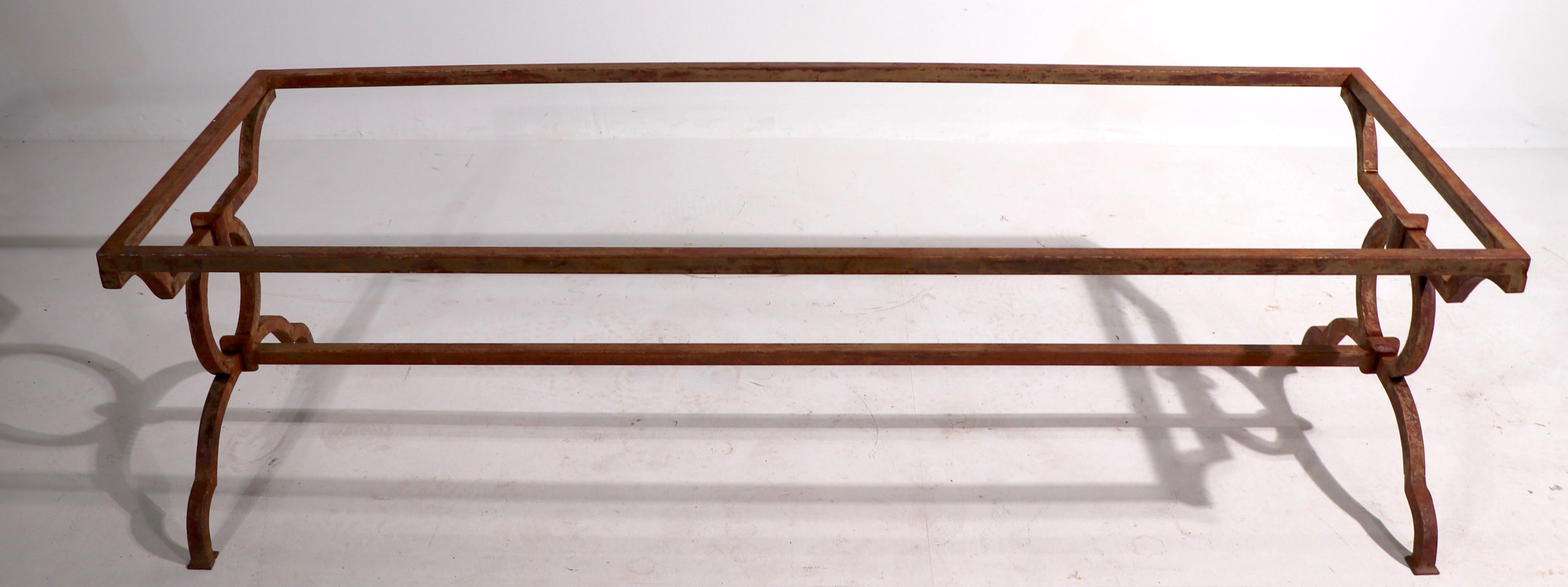 Iron Table Base after Gilbert Poillerat at 1stDibs