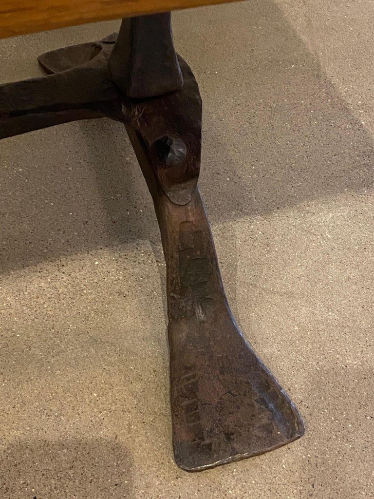 Iron and Tile Cocktail Table by JG Picard, France, 1960's For Sale at ...