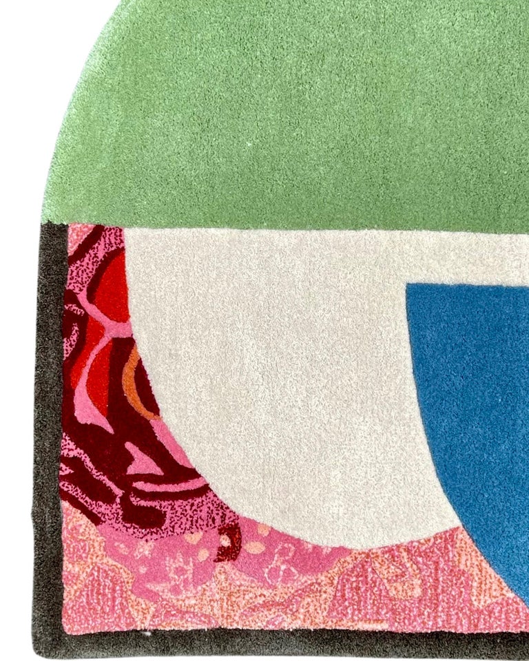 Irregular Shapes Modern Style Wool Carpet by Rag Home For Sale at 1stDibs
