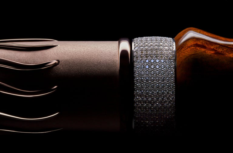 Irukandji 18K Rose Gold and Diamond Olisbos Sculpture For Sale at ...