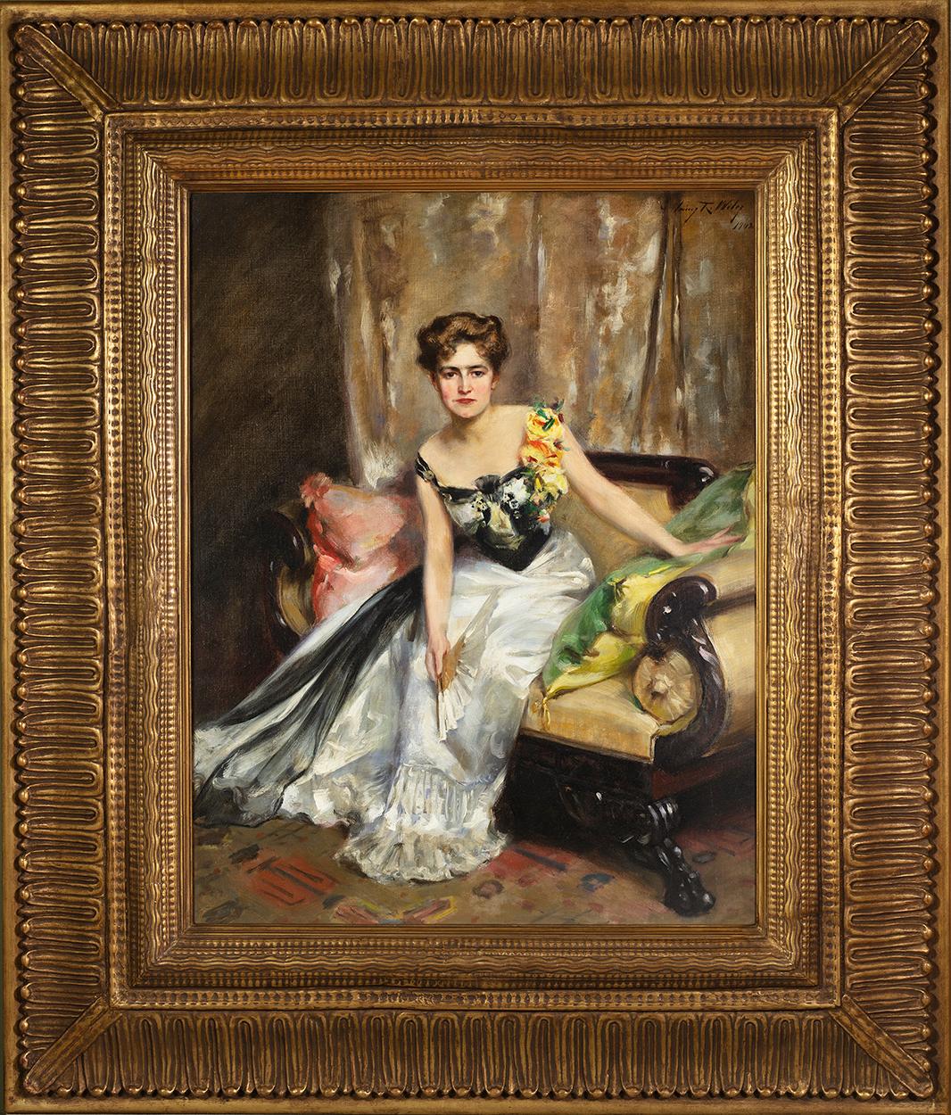 Irving Ramsey Wiles - Portrait of Mrs. Louise Carleton Putnam For Sale ...
