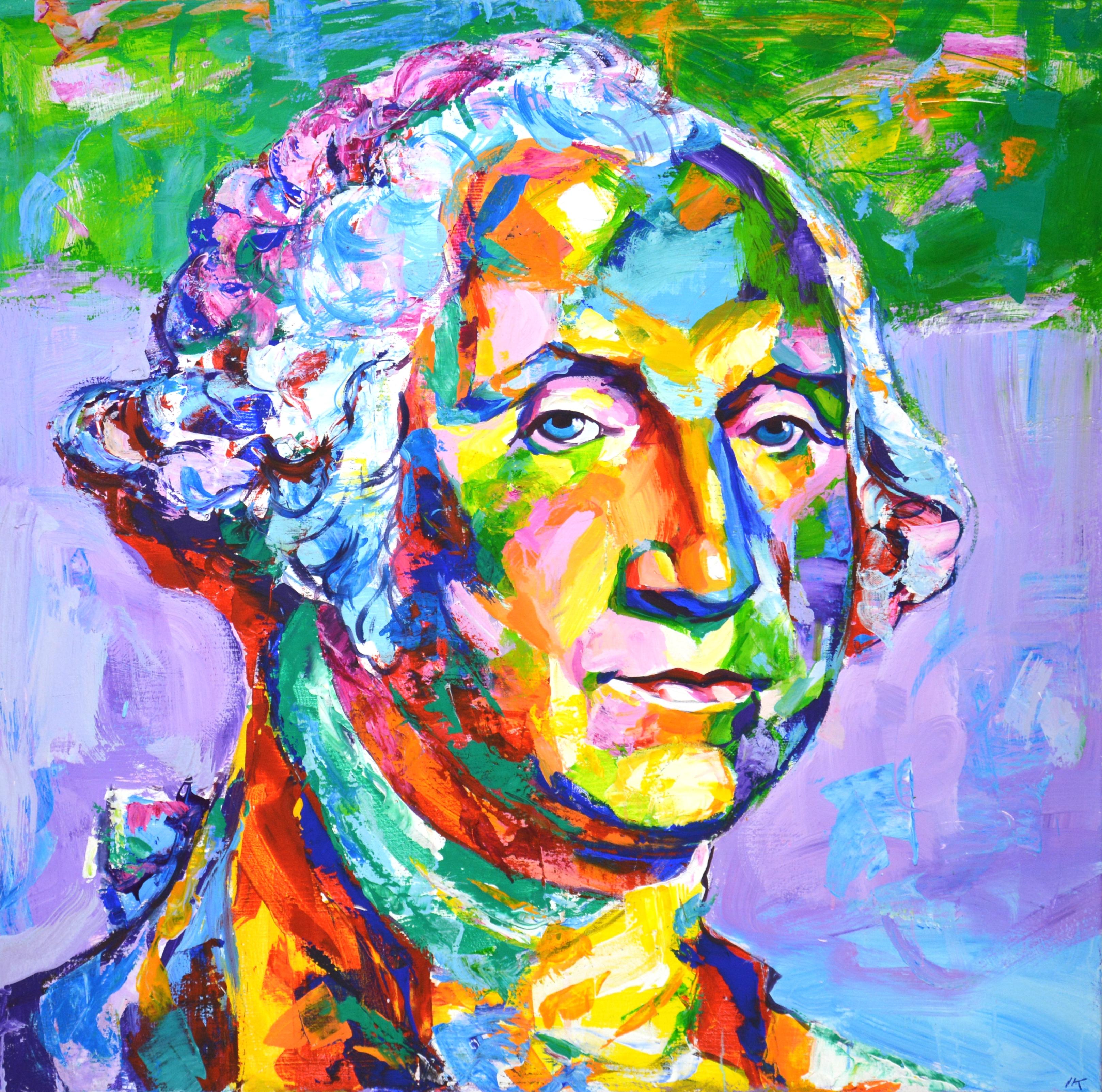 George Washington Pop Art - 200 For Sale on 1stDibs