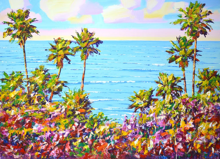 Colorful Paintings Of Palm Trees