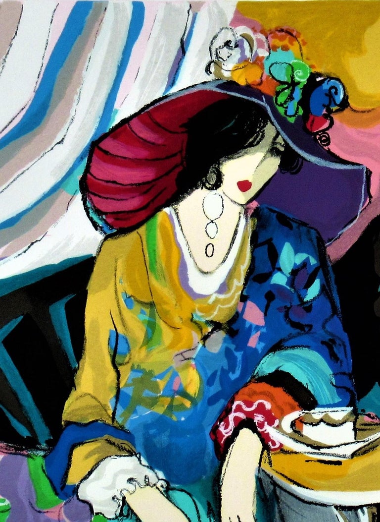 Isaac Maimon - Untitled, Two Women Sitting II For Sale at 1stDibs