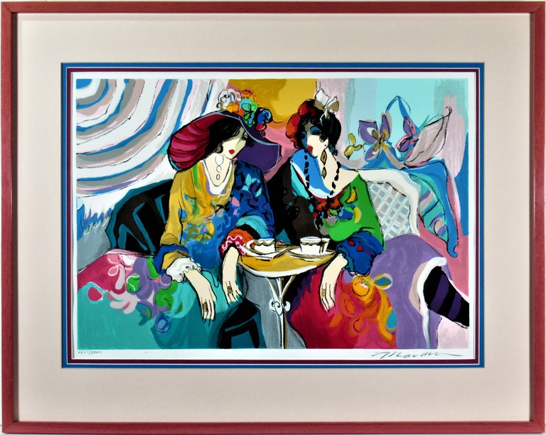 Isaac Maimon - Untitled, Two Women Sitting II For Sale at 1stDibs