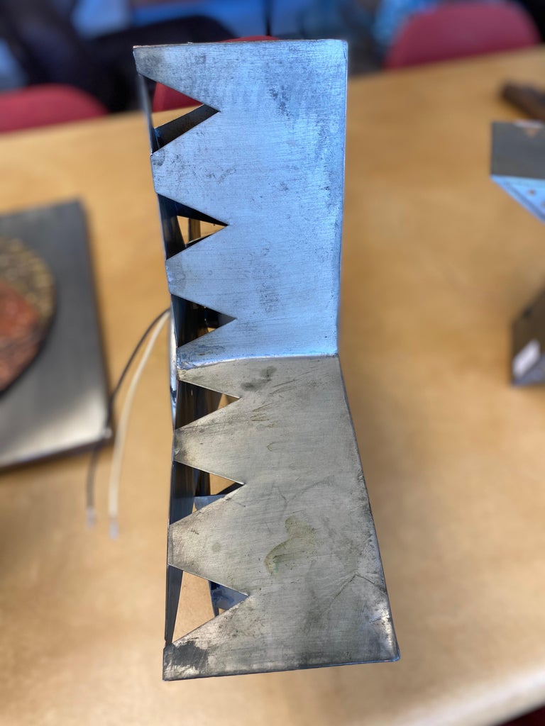 Isaac Maxwell Metal Wall Light Fixtures For Sale at 1stDibs