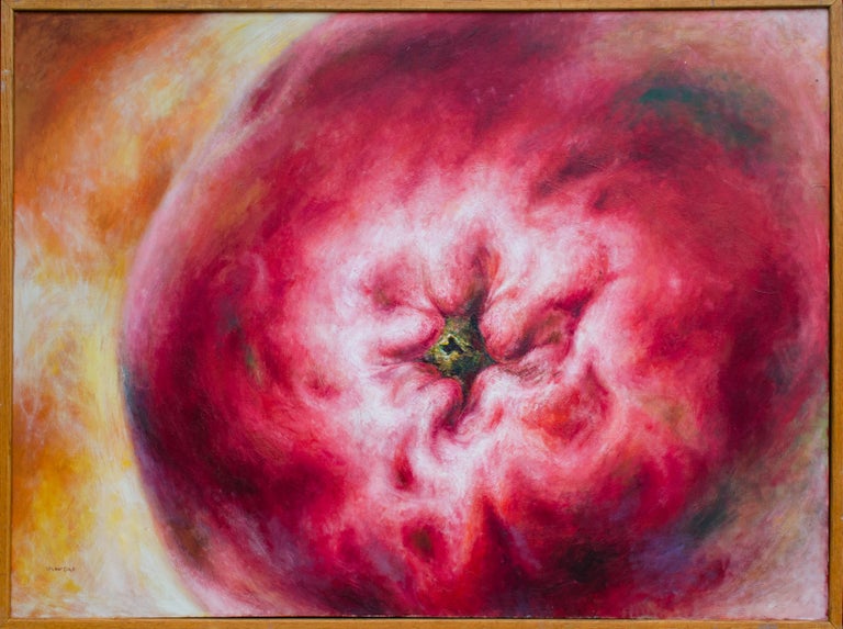 Isaac Monteiro - Large-Scale Apple Painting by Isaac Monteiro, Signed ...